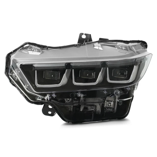 FOR 2024-2026 FORD Mustang Full LED Headlight Chrome Black Driver Side ...