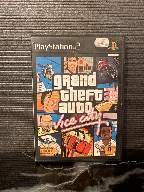 GRAND THEFT AUTO VICE CITY Black Label COMPLET SONY PS2 PAL FRANÇAIS ...