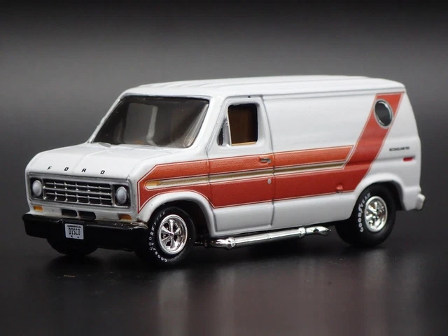 1975-1991 FORD ECONOLINE Free Wheelin Van 1:64 Scale Diorama Diecast ...