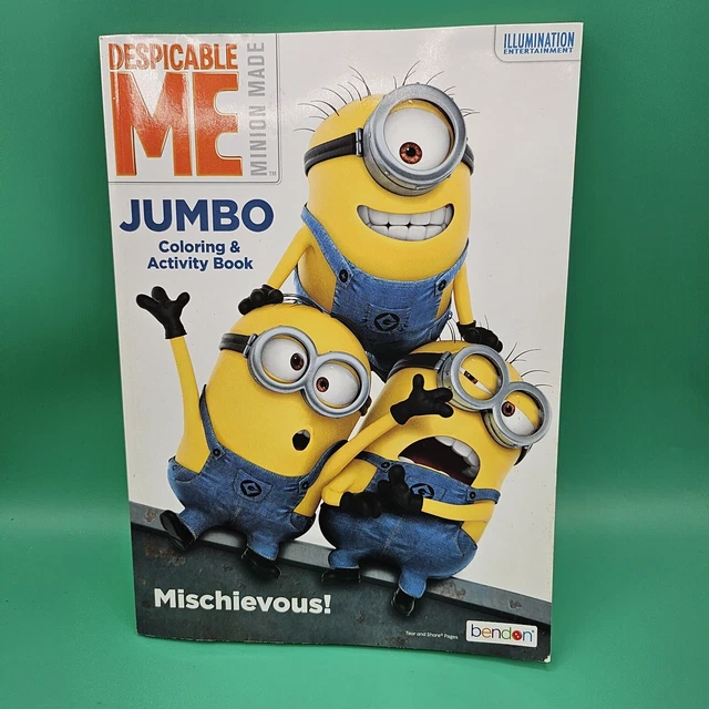 NEW DESPICABLE ME Minions Jumbo Coloring & Activity Book BRAND NEW ...
