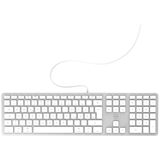 Mobility Lab Ml311142 Usb Clavier Allemand Qwertz Mac Argent Eur 41