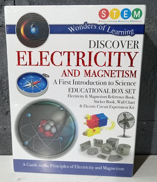 DISCOVER ELECTRICITY AND Magnetism Wonders of Learning STEM - Educational SEALED £17.21 ...