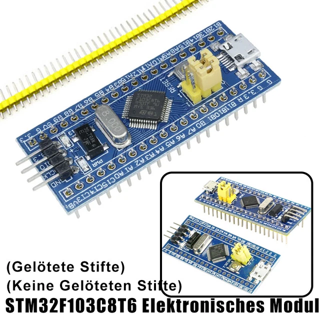 STM32F103C8T6 STM32 ARM Mikrocontroller-Entwicklungsboard-Modul STM32 Mikrochip EUR 4,31 ...