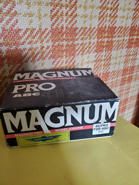 MOTEUR AVION MODÈLE réduit vintage Magnum Pro ABC 40/pro FSR-ABC R/C ...