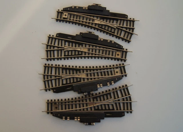 PIKO HO DDR Weichen links/rechts, Schienen gerade + kurve ...