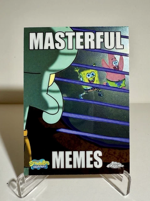 2025 TOPPS CHROME SpongeBob SquarePants SQUIDWARD LOOKING OUT Masterful ...