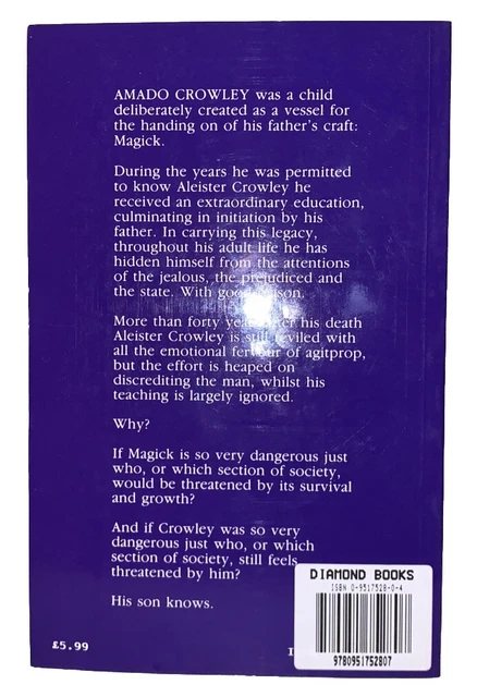 FIRMATO, 1ª ED, 1991, Amado Crowley, I Segreti Di Aleister Crowley ...