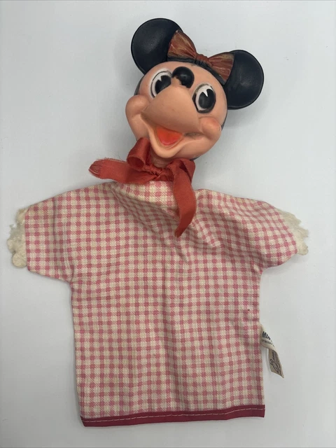 1950S RARE GUND MINNIE MOUSE Puppet Walt Disney Productions WDP ...