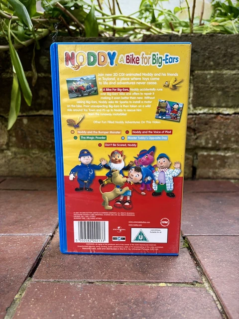 NODDY A BIKE for Big Ears VHS 2003 UK Universal Volume 3 Kids Video PAL ...