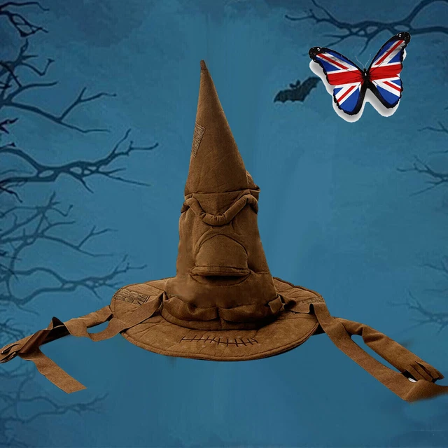 HARRY POTTER HAT Plush Hogwart Animated House Sorting World Cosplay ...