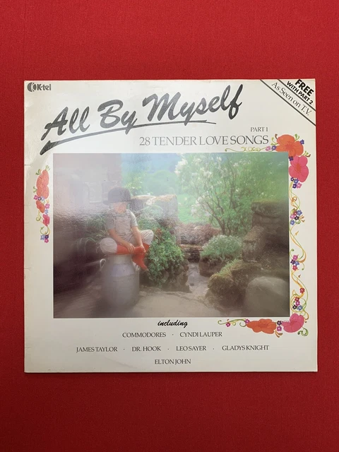ALL BY MYSELF Part 1. 12” Vinyl LP Compilation Album K-tel Records ...