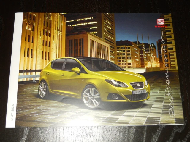 SEAT IBIZA BROCHURE catalogue documentation prospectus - édition 07/ ...