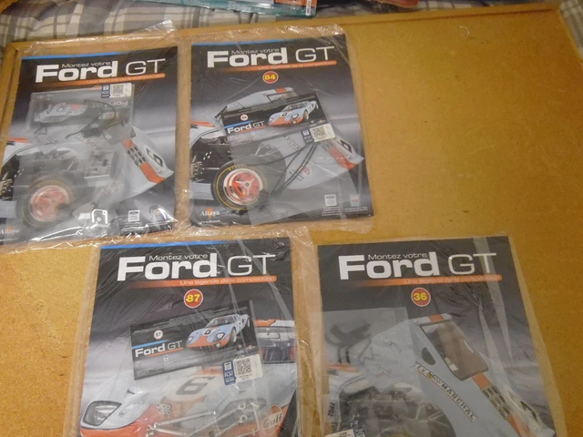 1/8 SCALE DEAGOSTINI Build Your Own The Ford Gt40 Job Lot £50.00 - PicClick UK