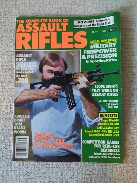 VINTAGE 1983 THE Complete Book of Assault Rifles Guns Automatic ...