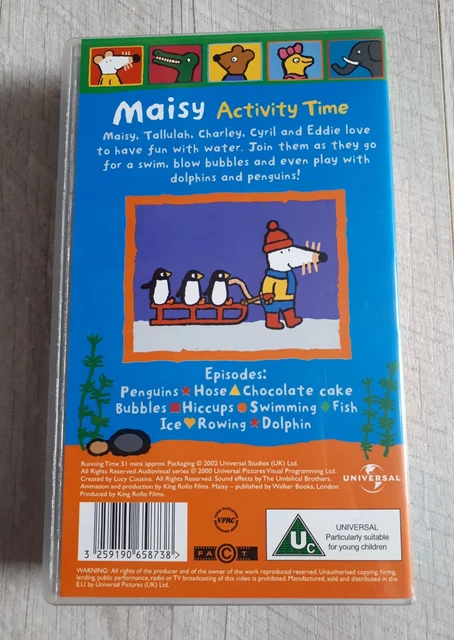 MAISY MOUSE - Maisy Activity Time VHS Video Tape (Untested, Damaged) £0 ...