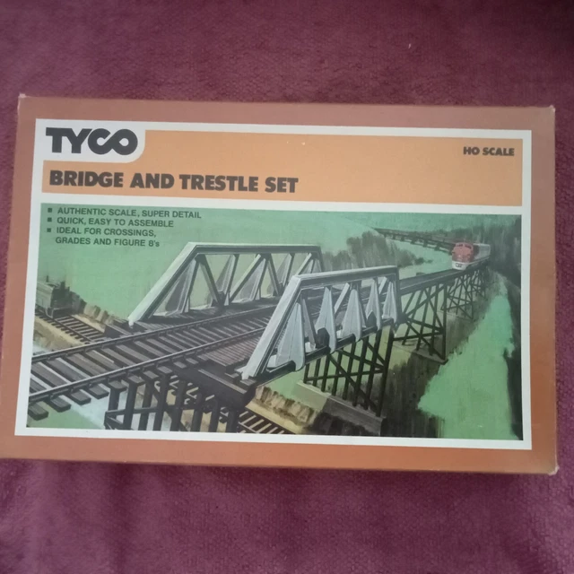 TYCO RAILWAY BRIDGE & Barrier Crossing Models HO Scale. £23.99 ...