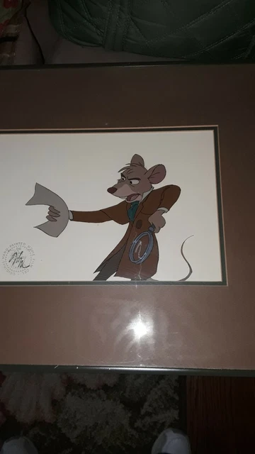 RARE DISNEY ORIGINAL Production Cel The Great Mouse Detective Basil EUR ...