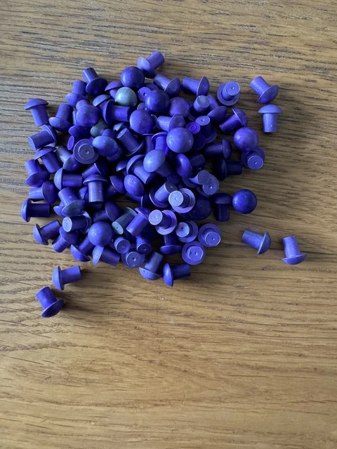 SPAP HEAD Light Alloy Rivet, Sp80-604, 3/16" Dia, Violet, Approx 100 ...
