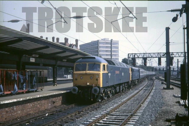 35MM SLIDE BR British Railways Diesel Loco Class 47 47555 Preston 1984 ...