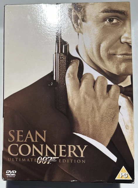 SEAN CONNERY 007 James Bond Ultimate Edition DVD Box Set 6 Films, 12 ...