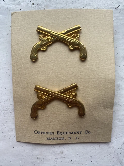 WW2 US ARMY MP Military Police Officers Collar Original Badge £29.99 ...