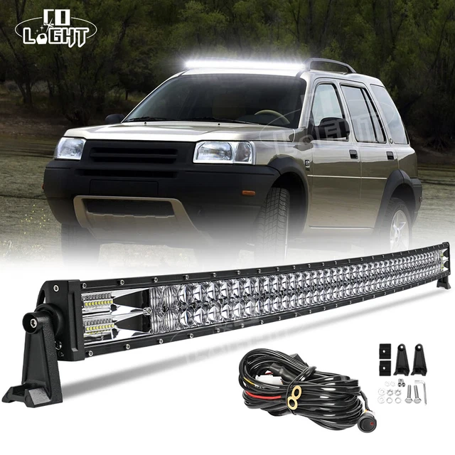 OFFROAD 50'' FRONT LED Light Bar Curved Flood Spot Combo Truck Roof ...