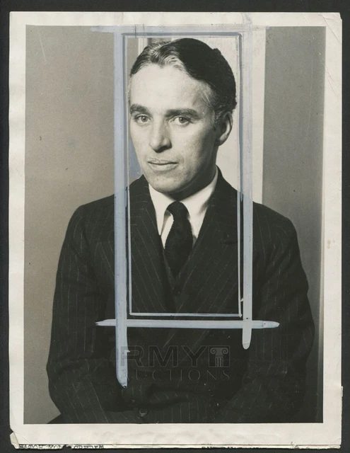 1927 CHARLIE CHAPLIN, "Latest Picture of Legendary Comedian" One of His ...
