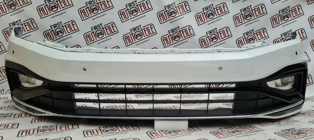 ORIGINAL VW PASSAT B8 3G facelift R-Line bumper bumper front oryx white ...