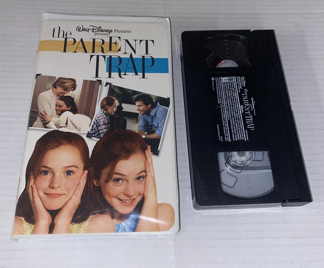 VINTAGE 1990S DISNEYS The Parent Trap VHS Clam Shell Case Lindsay Lohan ...