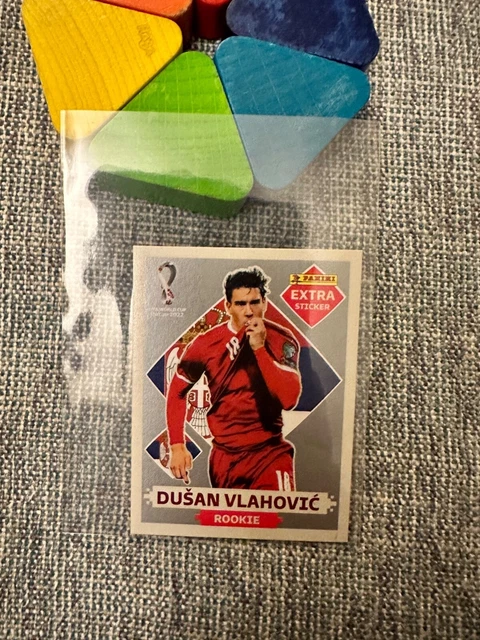 PANINI WORLD CUP Qatar 2022 - Extra Sticker, Mint, Rare - Vlahovic ...