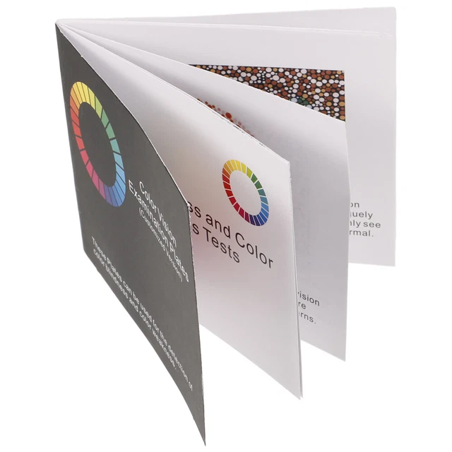 TESTING CHART BOOK Color Chart Color Visual Test Book for Color £4.68 ...