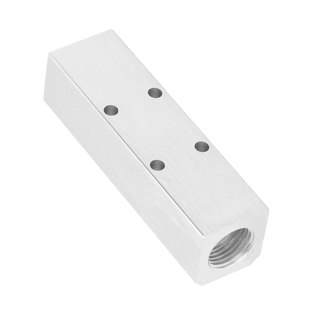 (3 WAY)ALUMINUM PNEUMATIC Manifold Air Distribution Block G1/2 Supply ...