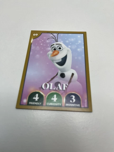 MORRISONS DISNEY CHRISTMAS Party Trading Cards - Number 69 - Olaf £1.17 ...