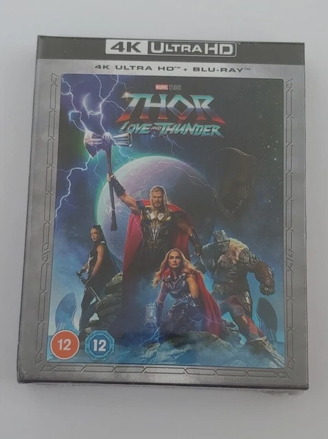 THOR LOVE AND THUNDER 2022 4K Ultra HD Blu-Ray UHD Steelbook Deluxe ...