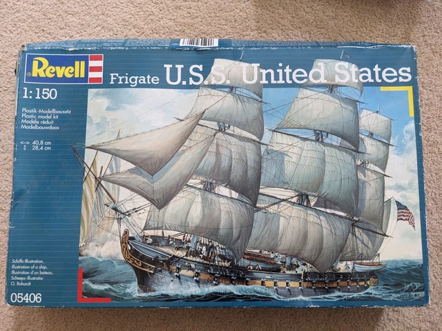 REVELL 1:150 FRIGATE USS United States Model Kit £34.00 - PicClick UK