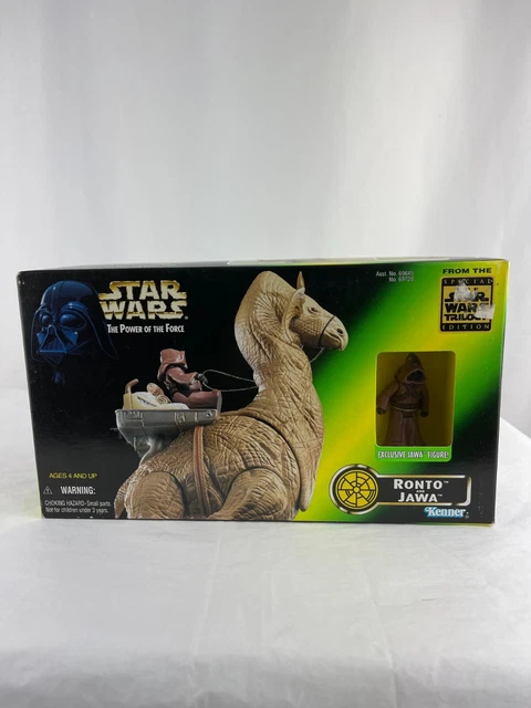 FIGURINE STAR WARS POTF Ronto et Jawa 1997 Kenner Hasbro NEUVE boîte ...
