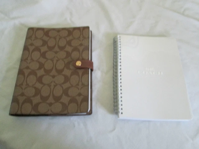 COACH NOTEBOOK IN Signature Canvas With Extra Notebook Refill $80.00 ...