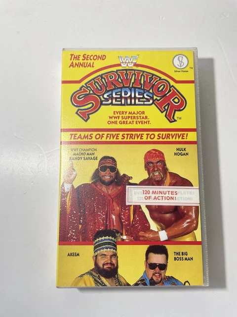 WWF WWE VHS Survivor Series 1988 Wrestling Hulk Hogan Macho Man Retro ...