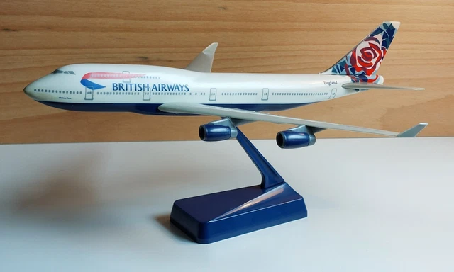 BRITISH AIRWAYS BOEING 747 'Chelsea Rose' Livery, Plastic Model Kit ...