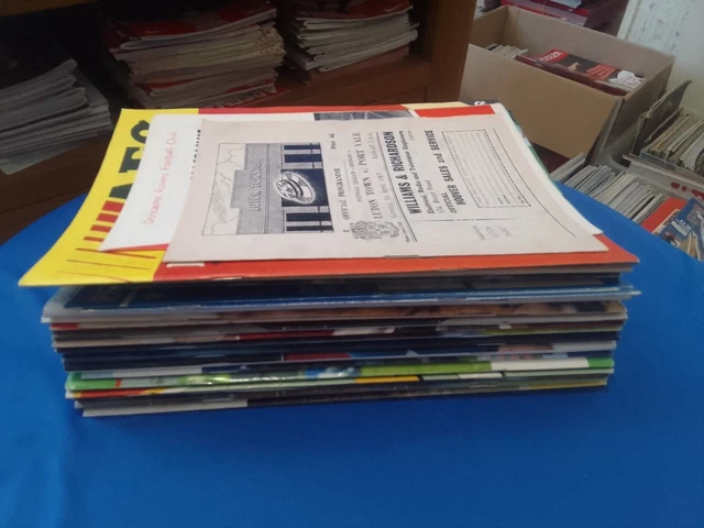 PORT VALE X 26 Away Football Programmes (Bulk Lot 1) All Listed £11.32 ...