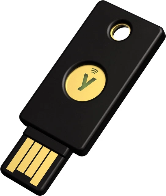 USB-A STICK YUBICO Security Key by Yubico (A NFC) (2FA) schwarz EUR 44 ...