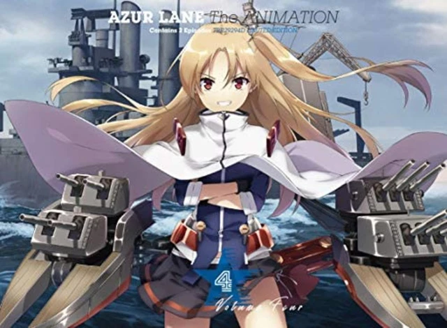 AZUR LANE VOL.4 First Limited Edition Blu-ray Booklet Outer Case New ...