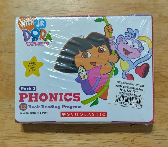 NICK JR DORA The Explorer Phonics Pack 2 12 Book Reading Program $9.99 ...