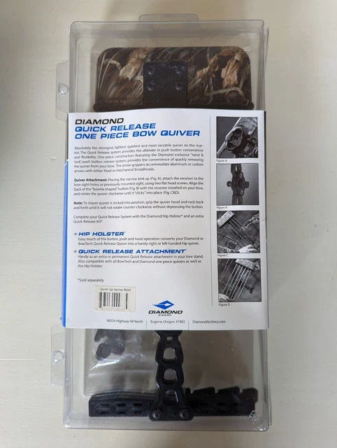 DIAMOND ARCHERY BY Bowtech - Compound Bow 1-Piece Quiver - Brush $55.00 ...