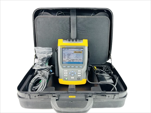 FLUKE 435 THREE Phase Power Quality Analyzer Meter Used#L $5,259.53 ...