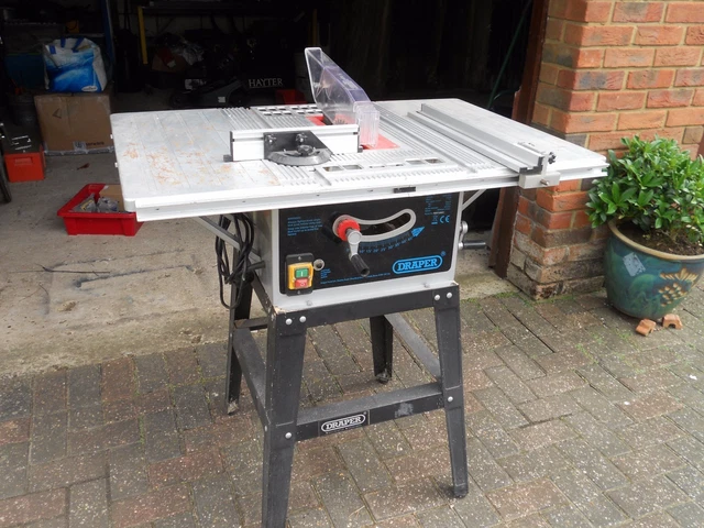 DRAPER BTS252 TABLE Saw with stand £81.00 - PicClick UK
