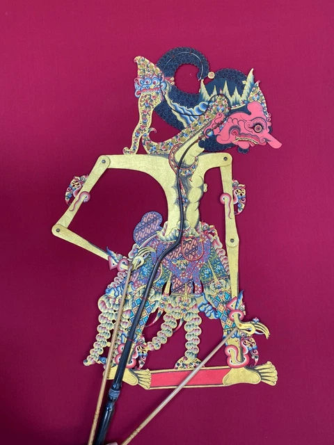 JAVANESE WAYANG SHADOW Puppet Made In Indonesia £310.95 - PicClick UK