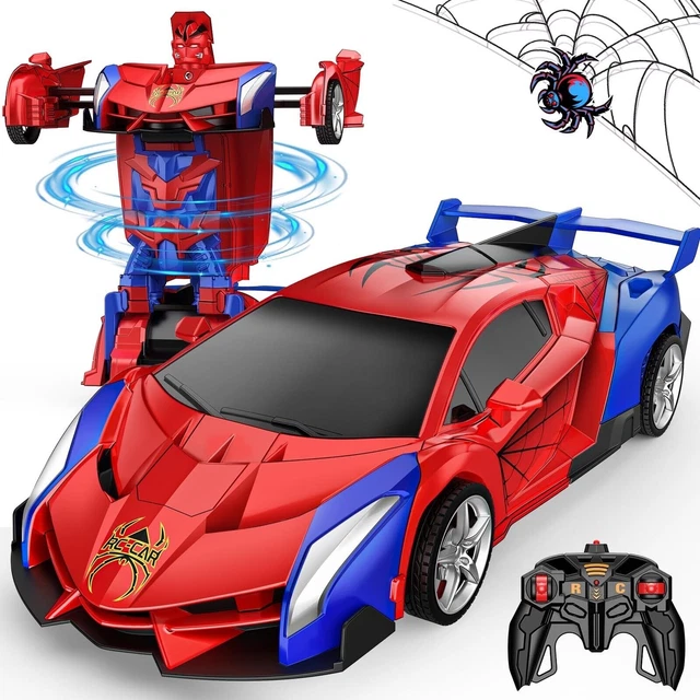 BRAXEL SPIDER TOYS Remote Control Cars Man Toys Transforming Robot Toys ...
