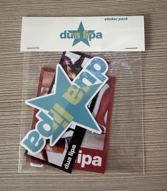 VERY RARE * DUA LIPA Sticker Pack - Radical Optimism - 4 stickers ...