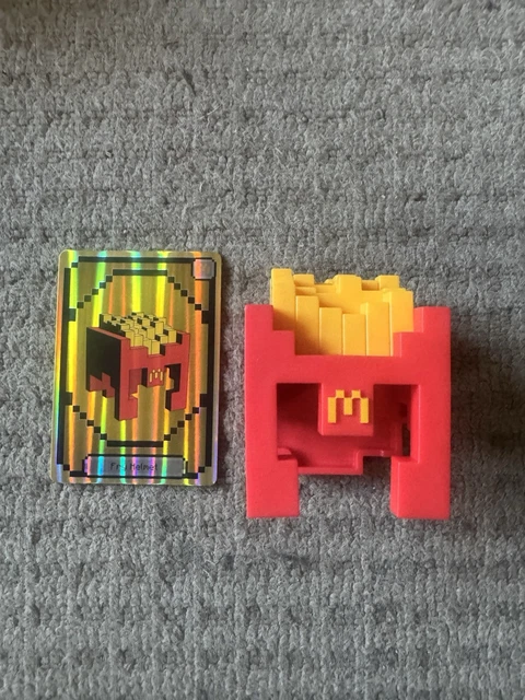 MCDONALD’S MINECRAFT ADULT Happy Meal Fry Helmet With Unused Code Card ...
